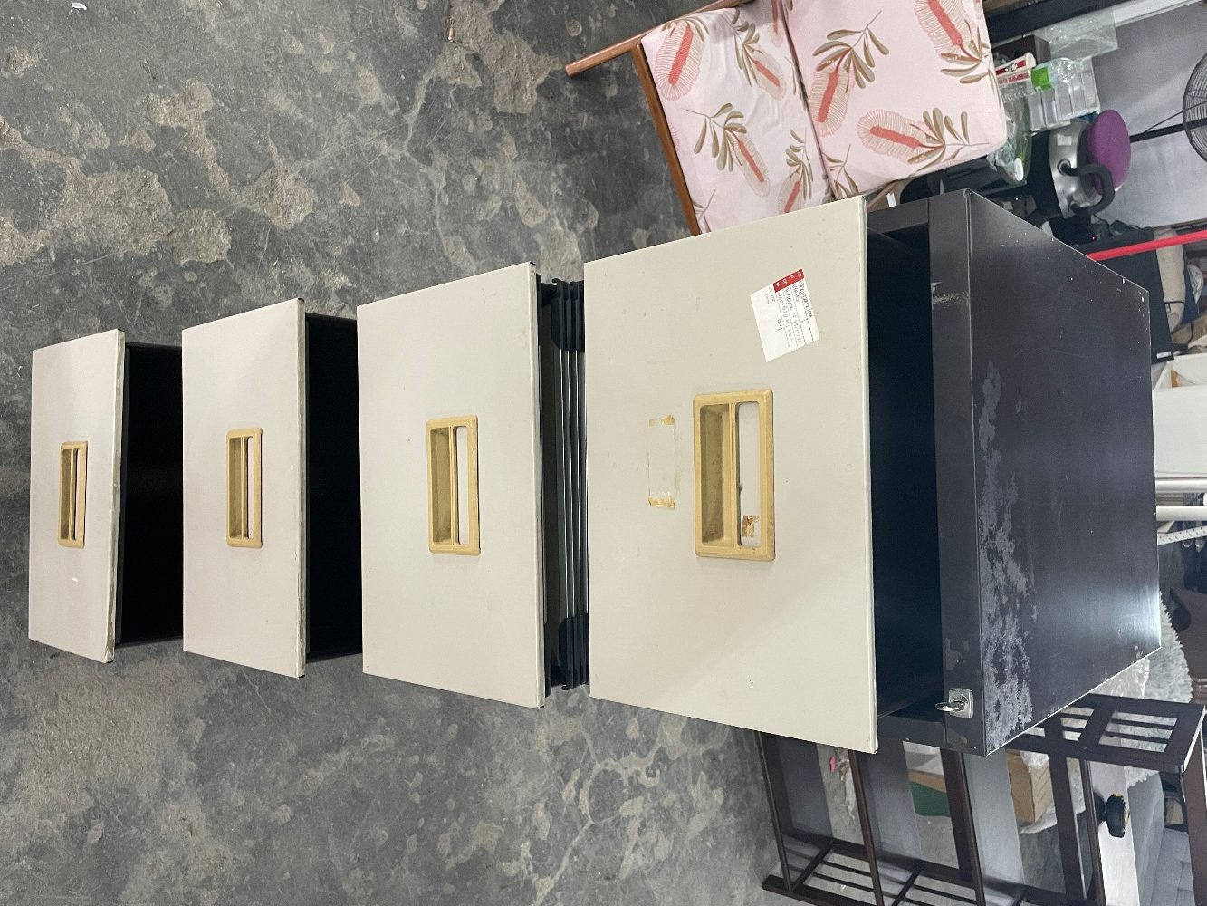 Metal 4-Tier Filing Cabinet / Kabinet Pemfailan 4 Tingkat Logam ...