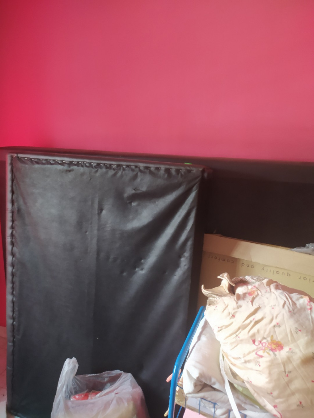 MIDORI Queen Size Divan Bed Frame Dark Brown Colour / MIDORI Rangka ...