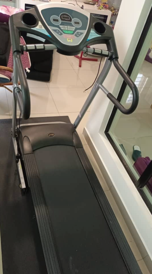 Electronic Home Gym Equipment Treadmill / Treadmill Peralatan Gim Rumah ...