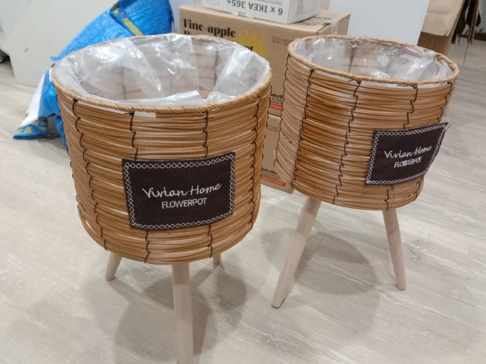Rattan Mini Flower Pot / Pasu Bunga Mini Rotan - Unearth Store